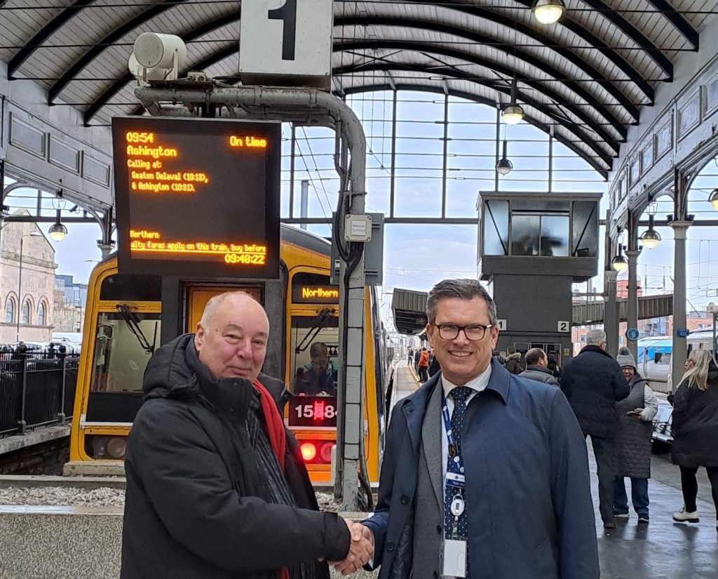 Aboard The First Train